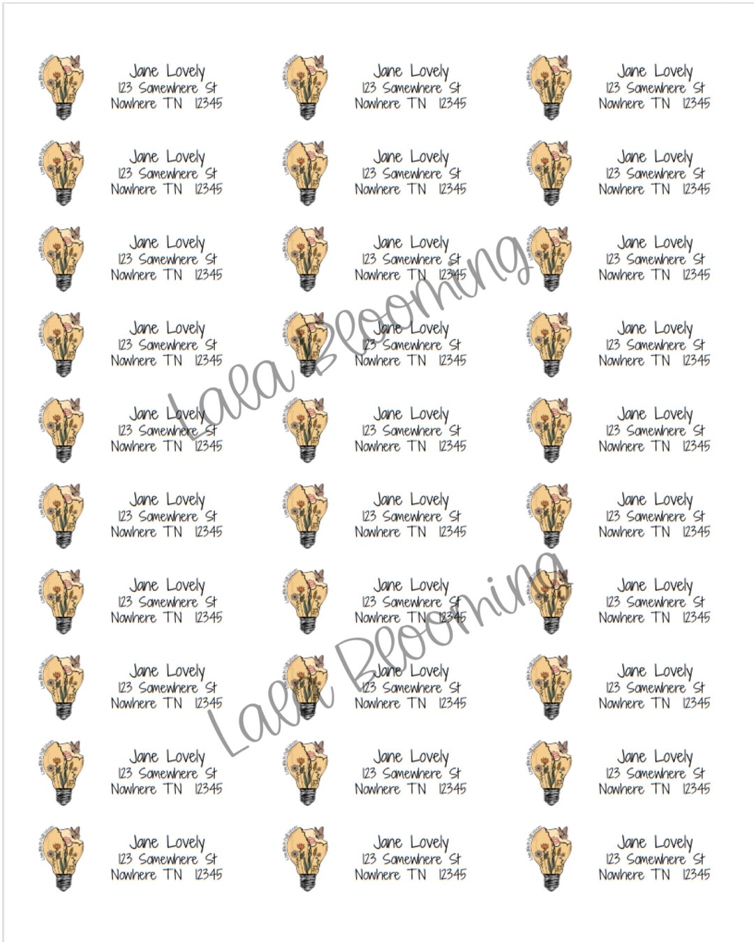 Inspirational Custom Return Address Label Stickers, Return Address ...
