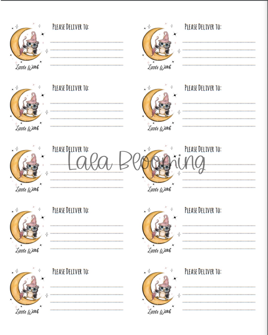 Witchy PDT Labels - Etsy