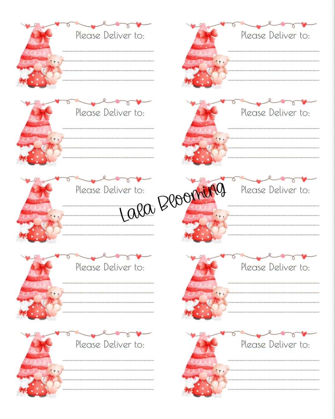 Valentine PDT Labels - Etsy