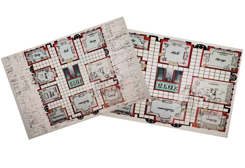 Mega/large Clue Board Printable (30x30 In) With Printable Cards and ...