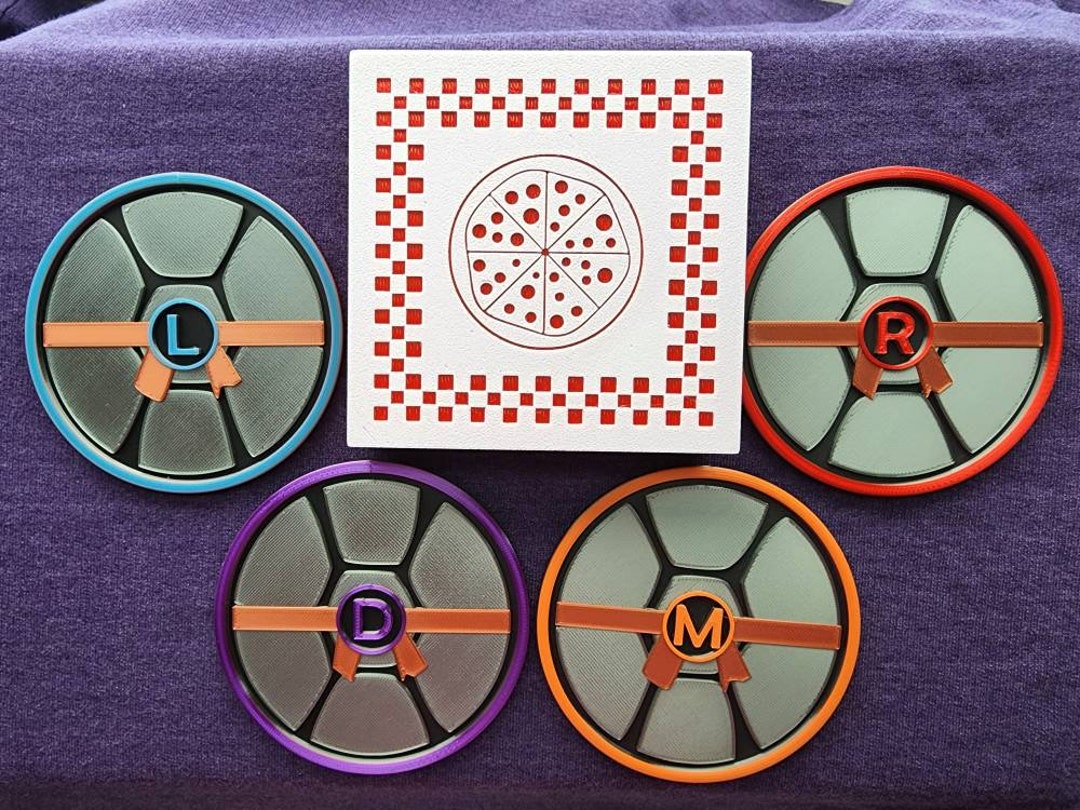 Teenage Mutant Ninja Turtles Inspired Coaster Set - Etsy