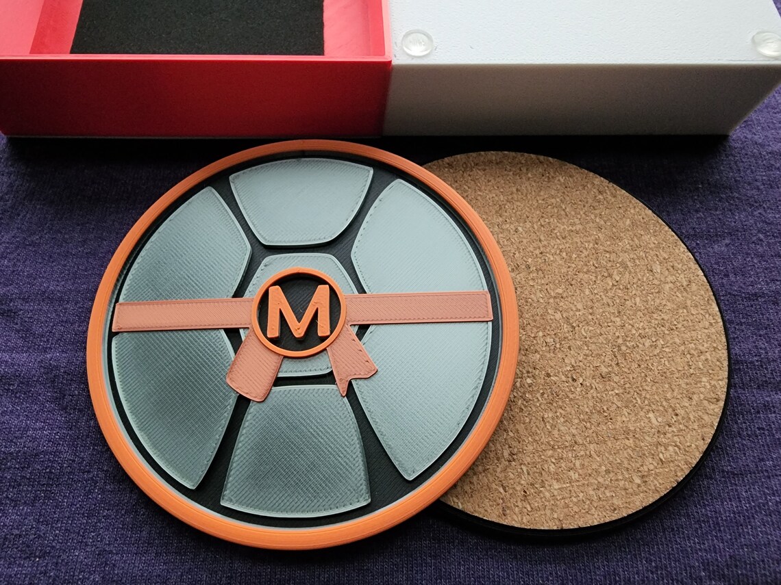 Teenage Mutant Ninja Turtles Inspired Coaster Set | Etsy