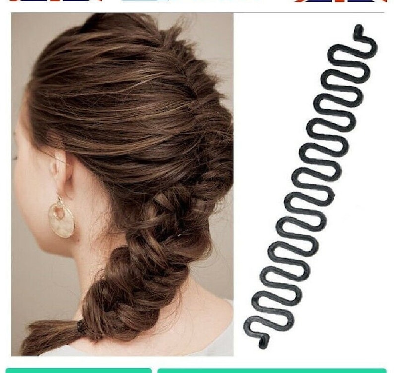 Hair Styling SPIRAL Pleat Tool Hook Magic French Hair Twist - Etsy UK