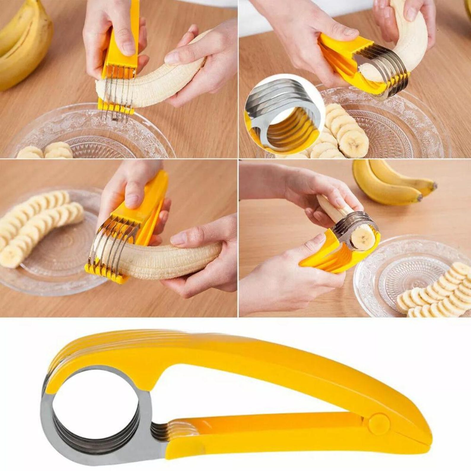 Heavy Duty Kitchen Tool Gadget Accessories Banana Cutter Sausage ...
