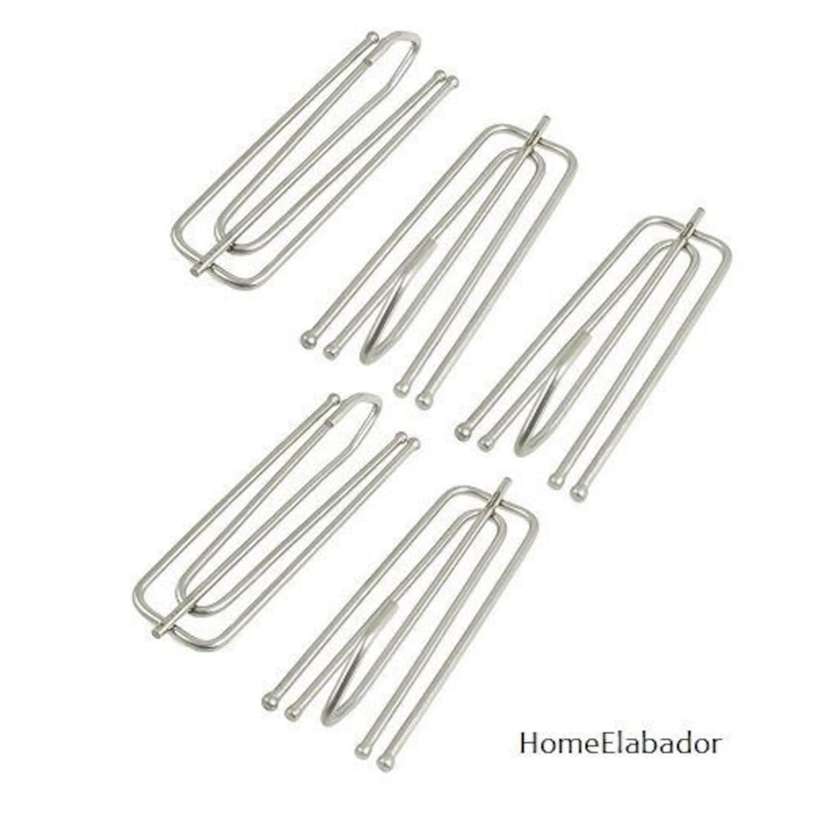 Metal Curtain Hooks Metal Pinch Pleat Header Tape Pins Heavy - Etsy
