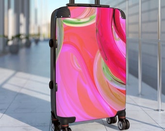 Hot Pink Suitcase - Etsy