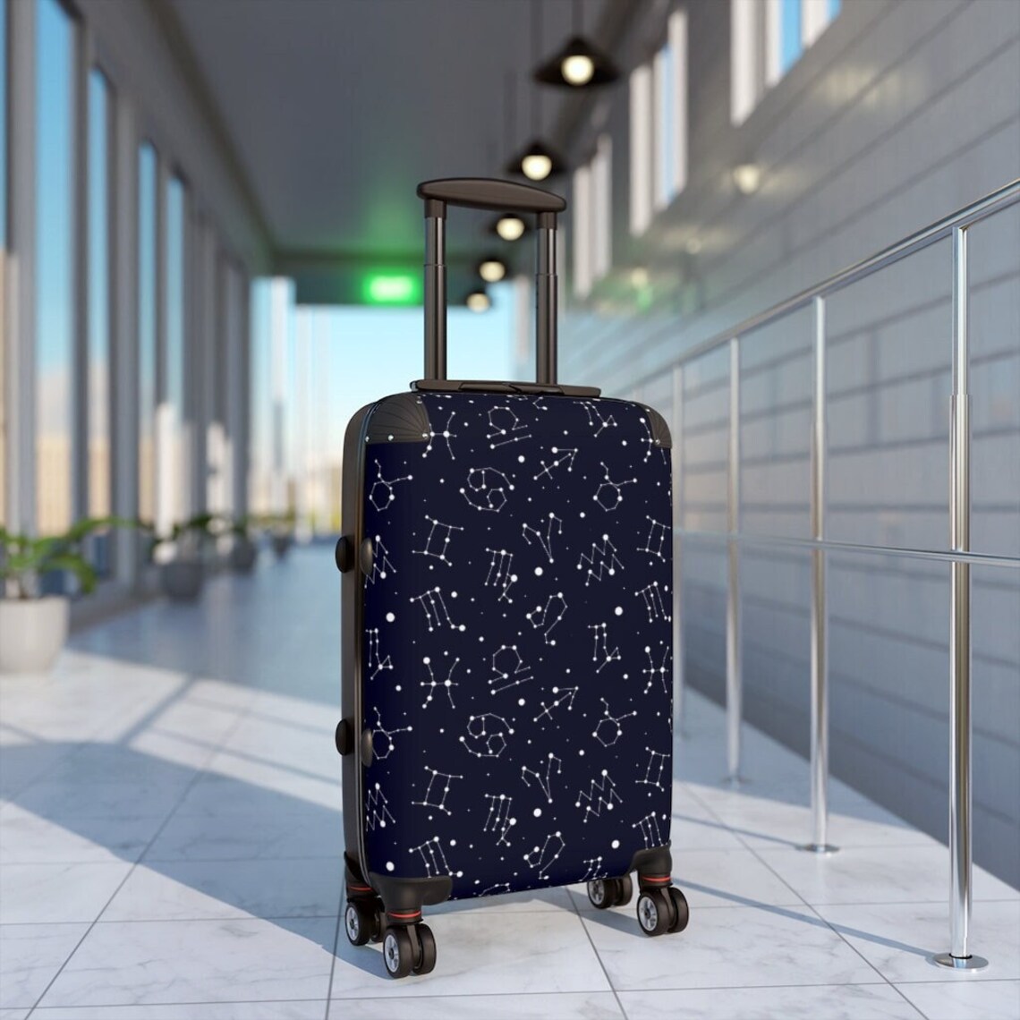 Cabin Suitcase Zodiac Constellation Astrology Print Carry-on - Etsy