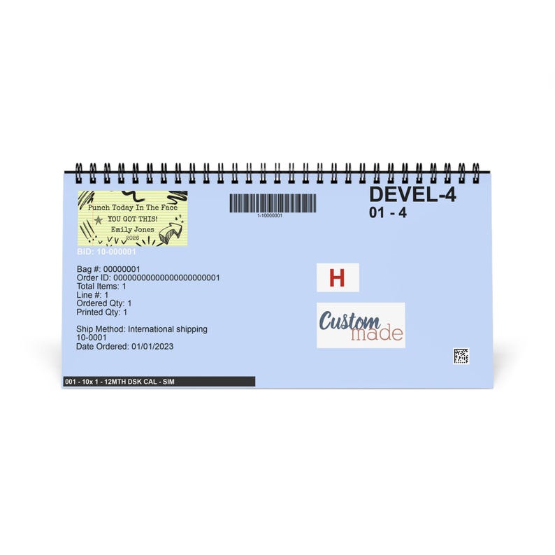 Funny Coworker Desktop Calendar 2026 Desk Calendar, Personalized Funny ...