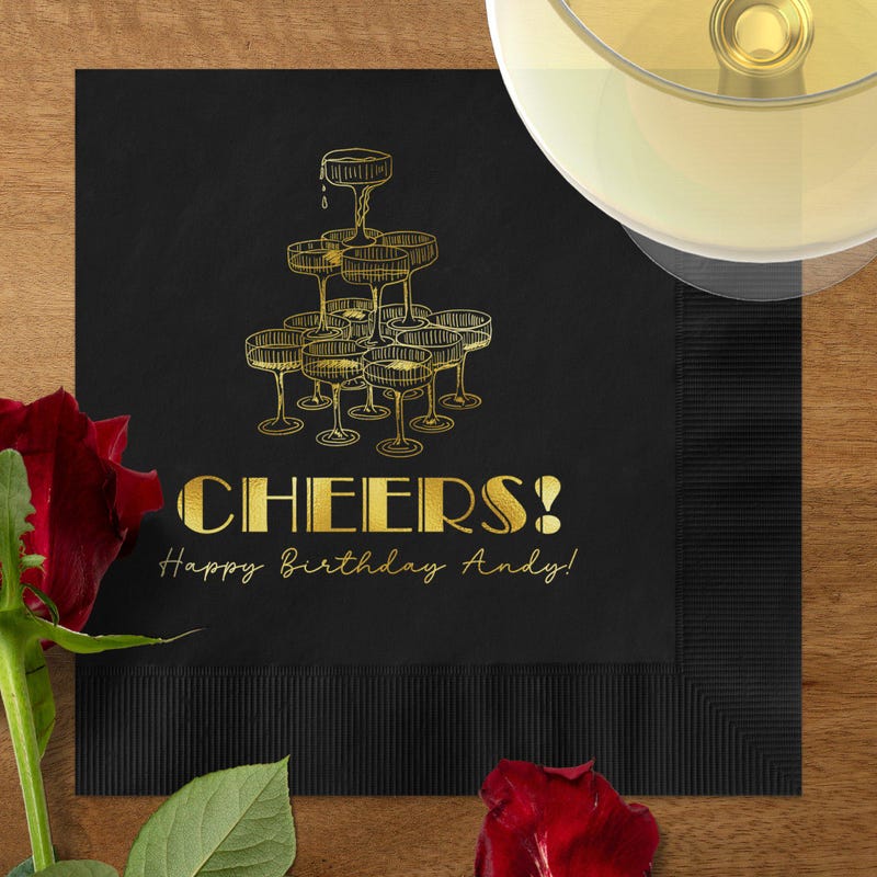 Custom Napkins Art Deco - Etsy