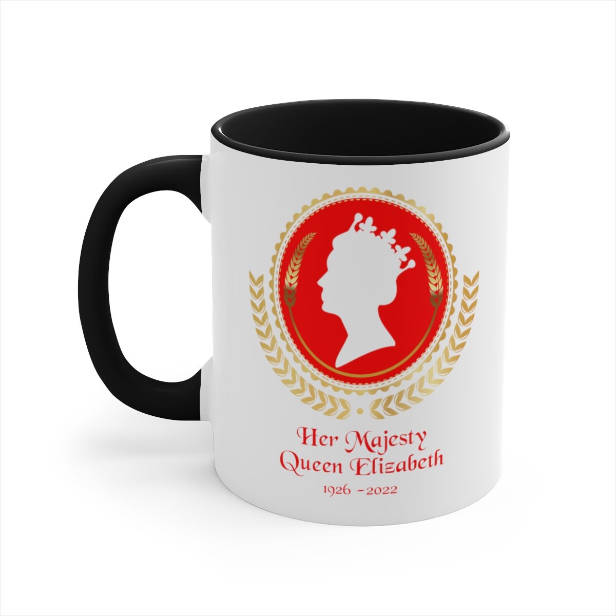 Queen Elizabeth II HRH Queen Elizabeth Mug Commemoration - Etsy