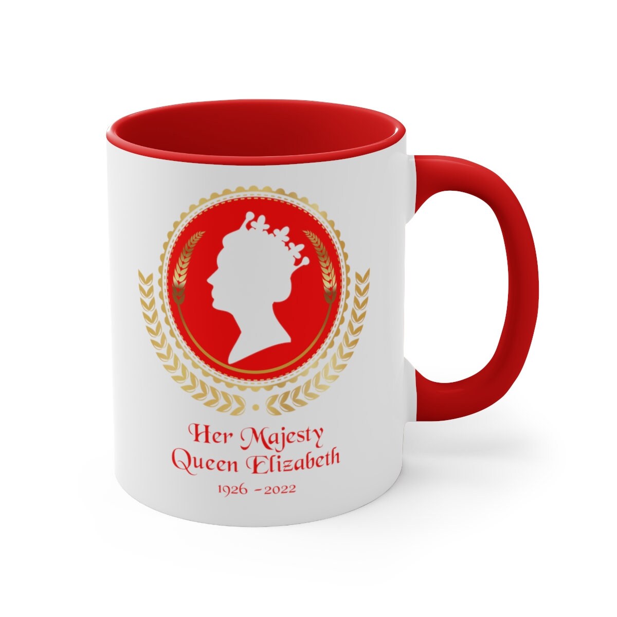 Queen Elizabeth II HRH Queen Elizabeth Mug Commemoration - Etsy