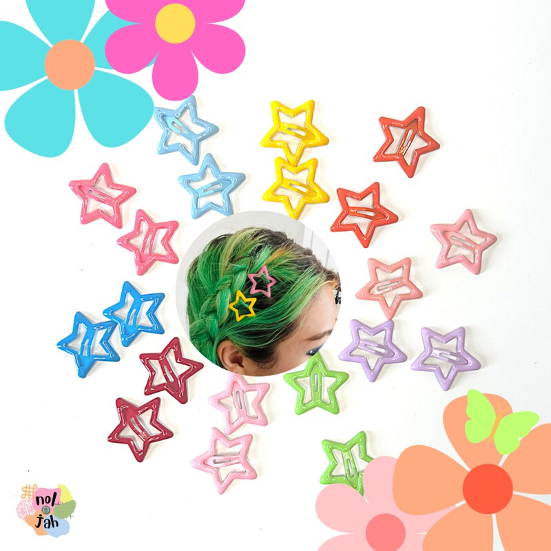 Star Hair Clips - Etsy