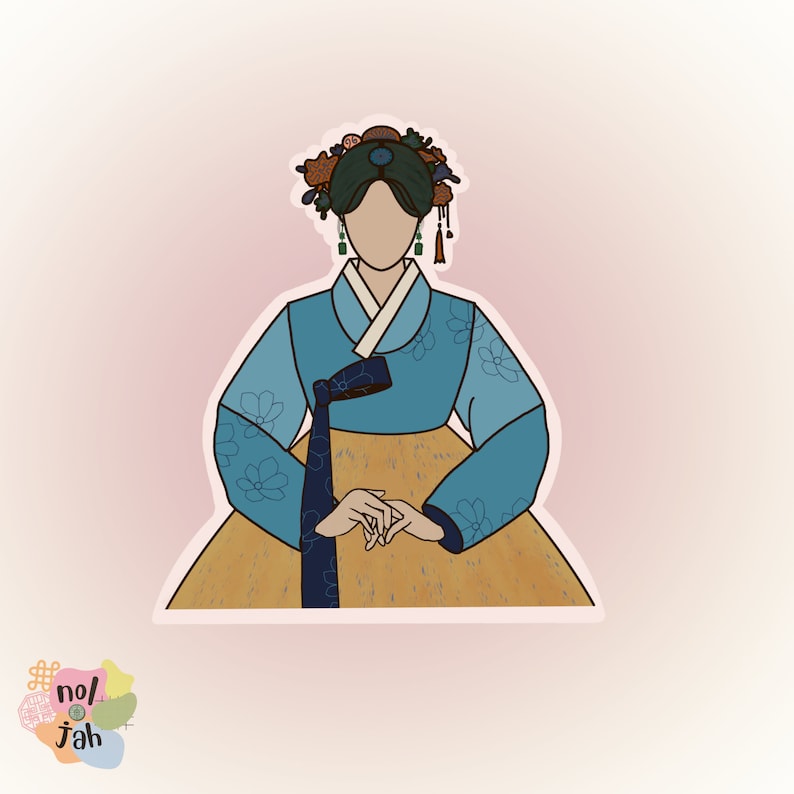 Tour of Korea Stickers, Korean Stickers, Korean Hanbok, Korean ...