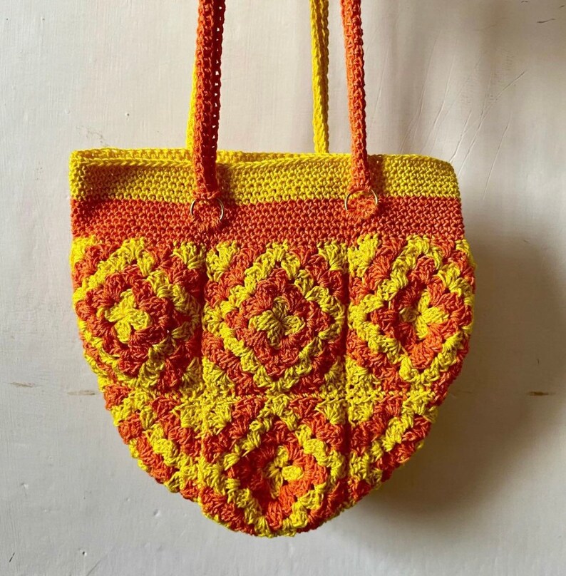 Crochet Diamond Granny Square PDF Pattern - Etsy