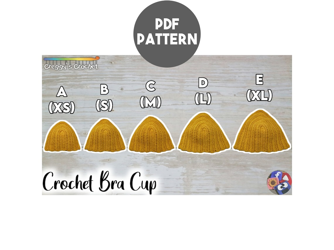 Crochet Bra for ALL Sizes | PDF Pattern - Etsy