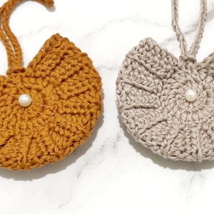 Crochet Shell Mini Pouch | PDF Pattern - Etsy
