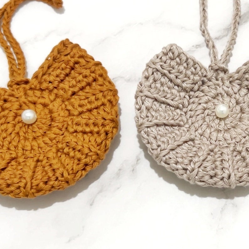 Crochet Shell Mini Pouch | PDF Pattern - Etsy