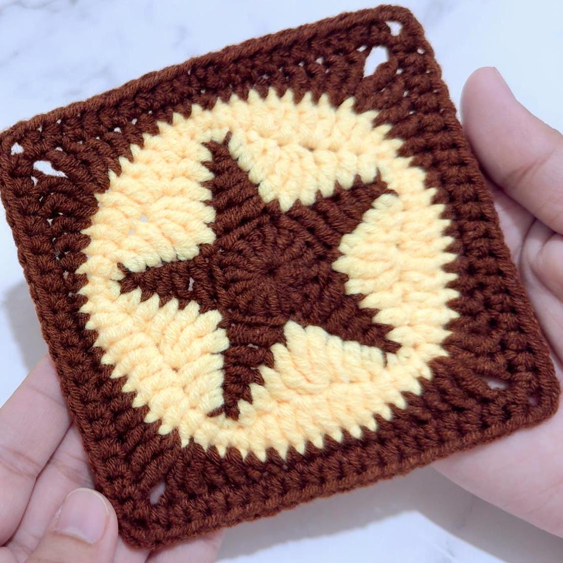 Crochet Star Granny Square | PDF Pattern - Etsy