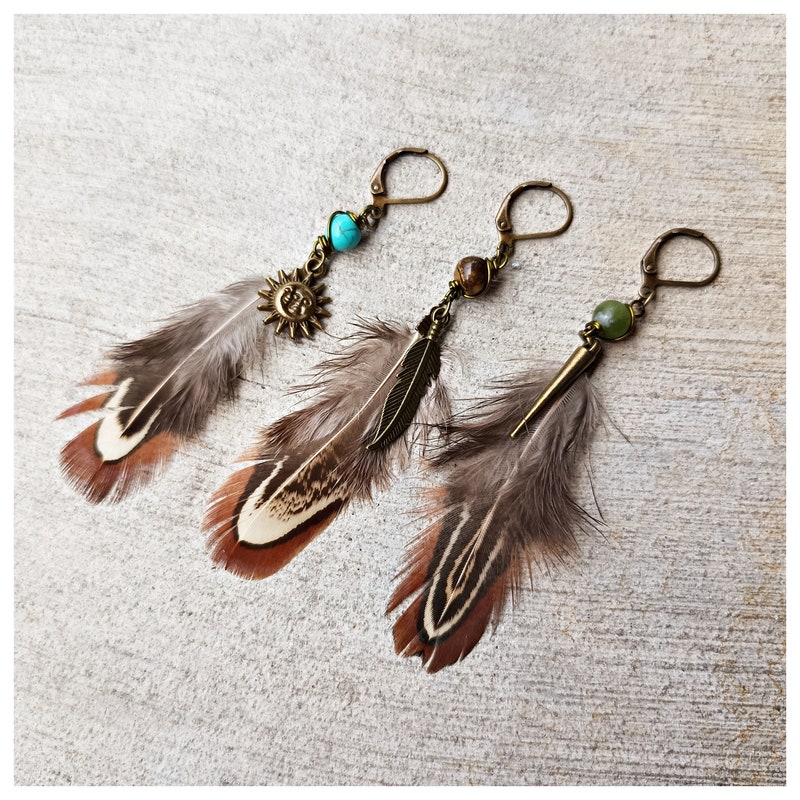 Ethnic Earring Man - Etsy