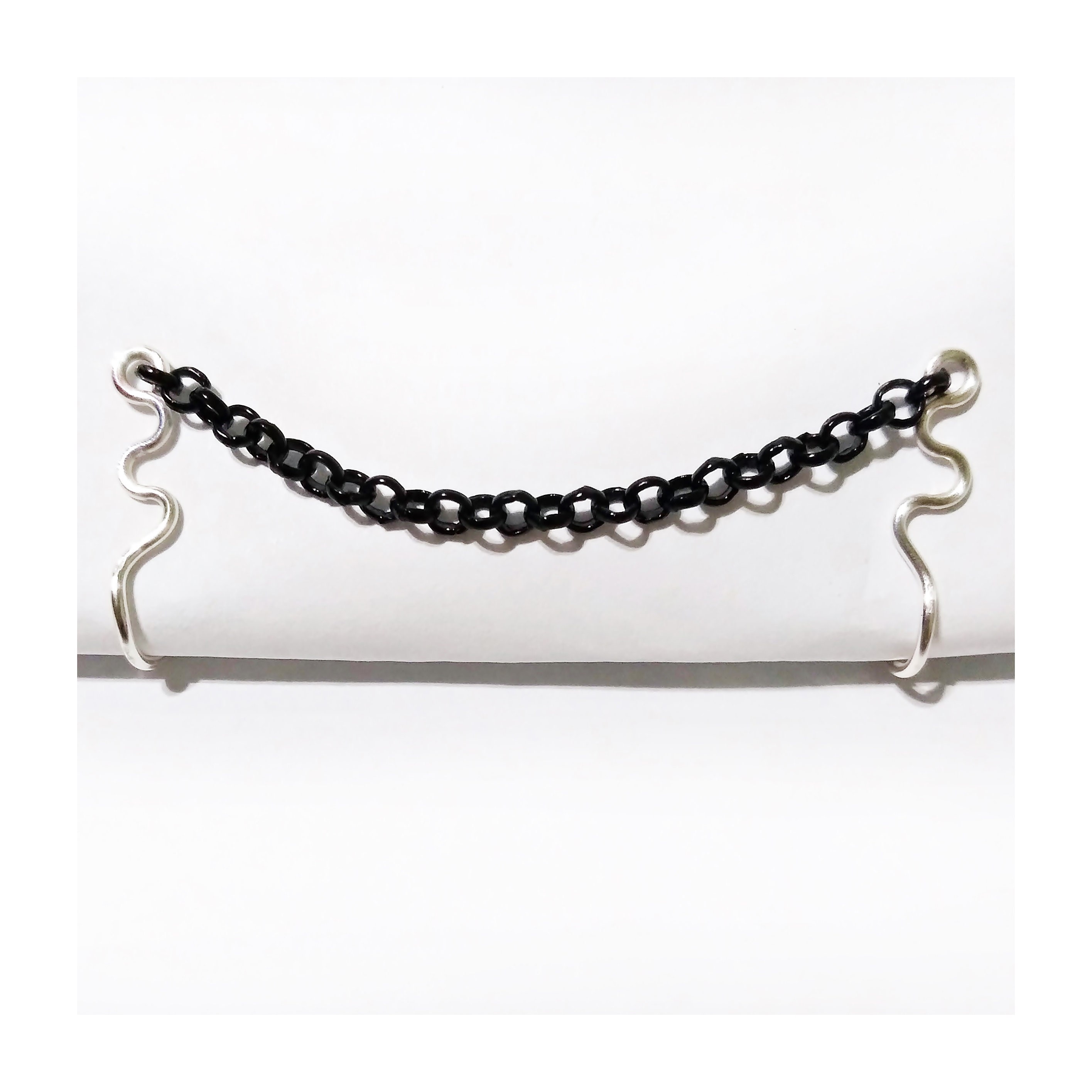 Black Nose Chain for Double Fake Nose Piercing Nostril - Etsy