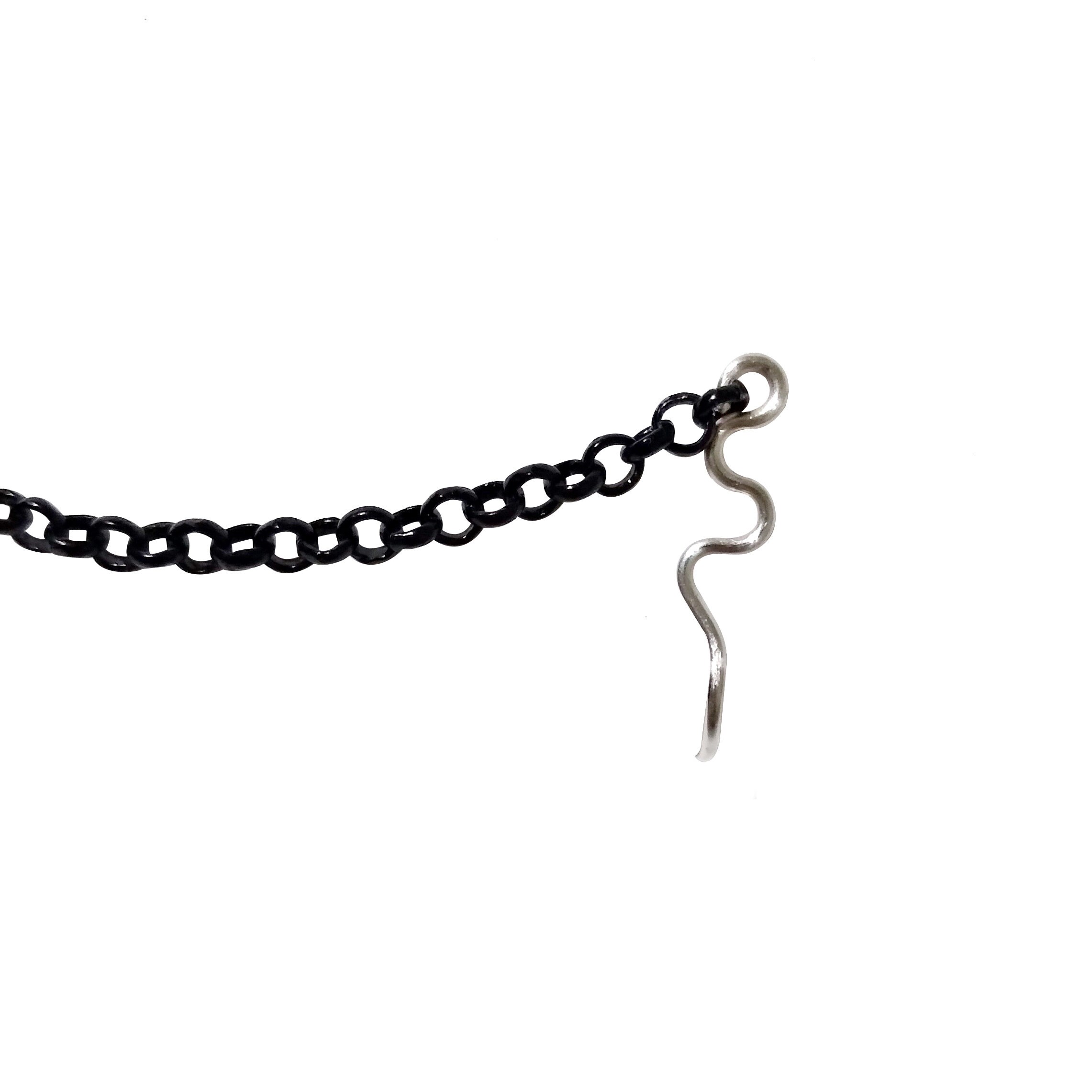 Black Nose Chain for Double Fake Nose Piercing Nostril - Etsy