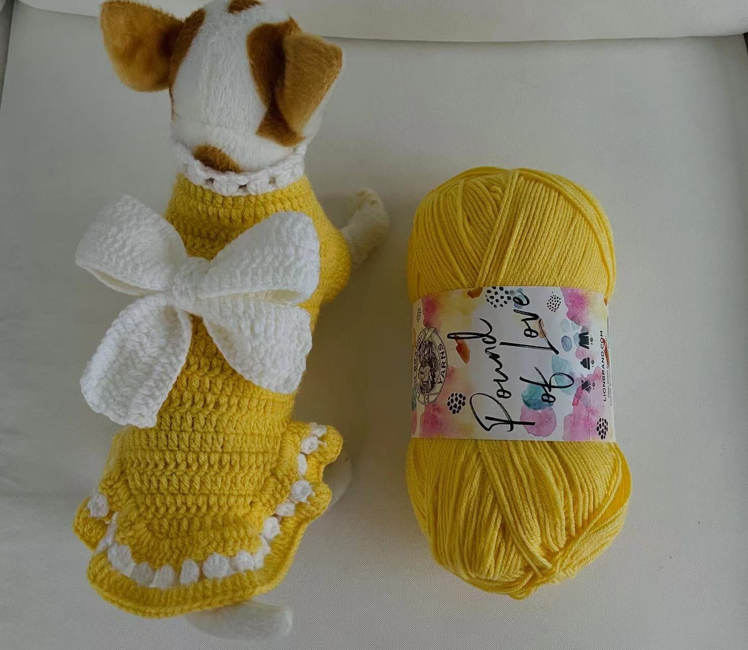 Dog Sweater Crochet Pattern / Crochet Pet Sweater/ Size Small & Medium ...