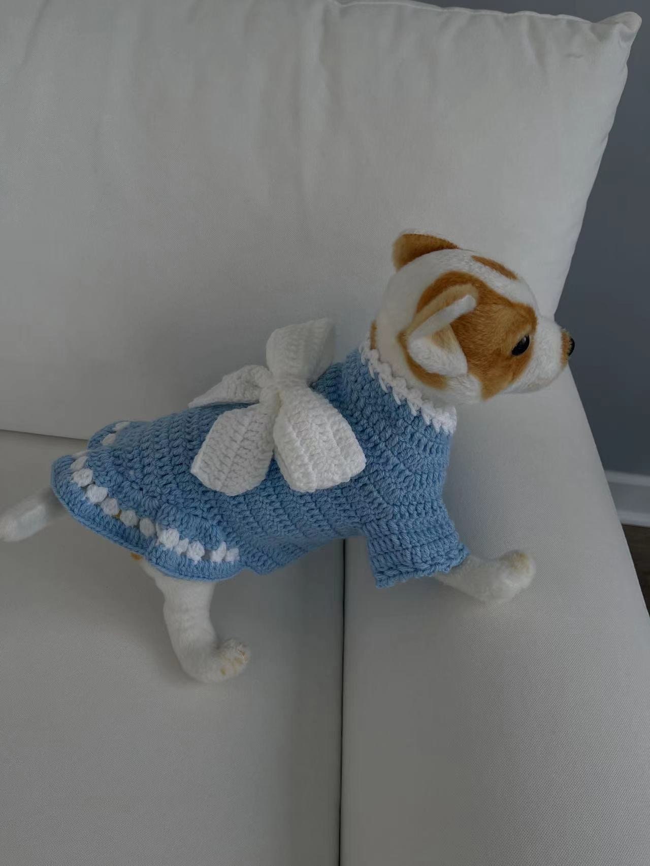 Dog Sweater Crochet Pattern / Crochet Pet Sweater/ Size Small & Medium ...