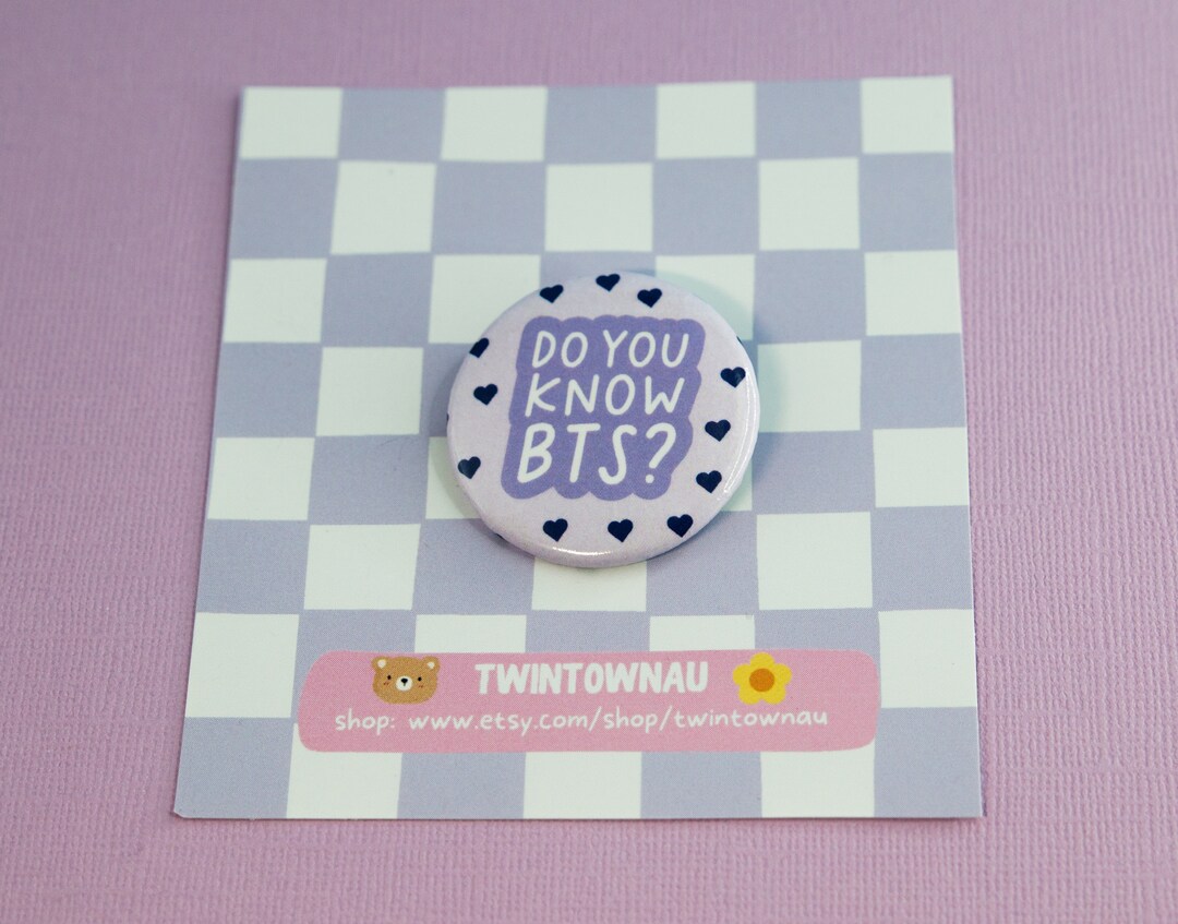 BTS - Do You Know BTS? - Suga/min Yoongi Quote Pin, Badge - Etsy
