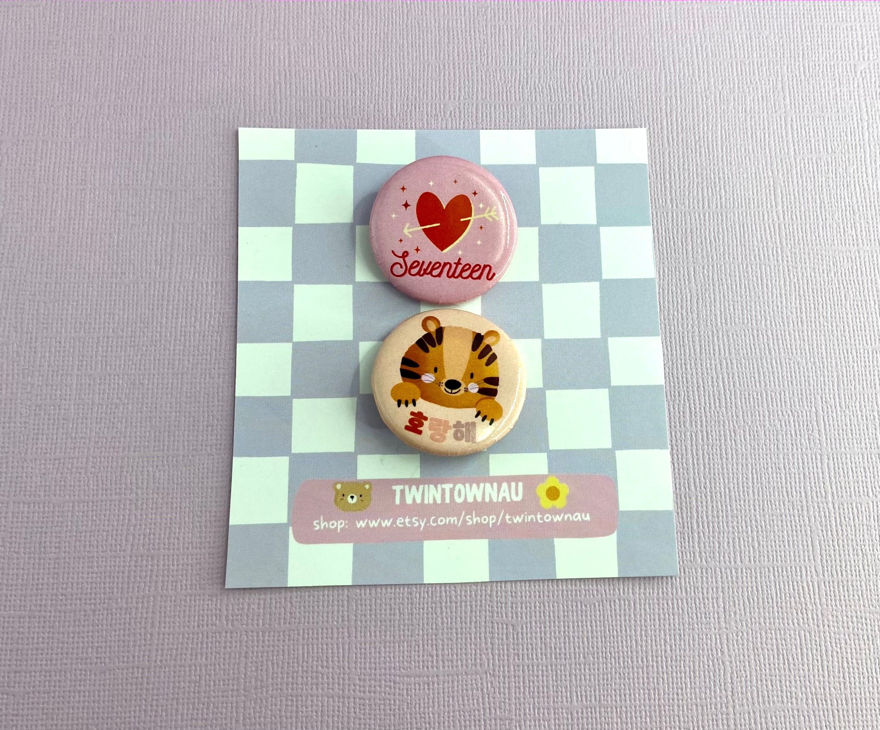 Seventeen SVT Carat (2 Pack) - K-pop Button, Pin, Badge - Etsy