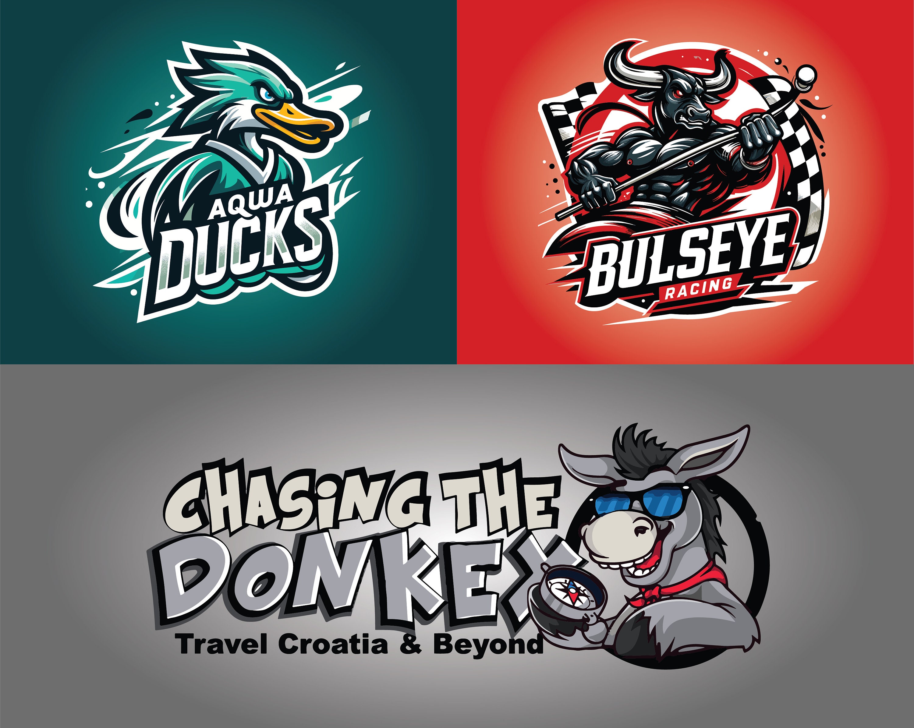 Custom Mascot Logo Design, Modern Company Logo Creator, Custom Logo ...