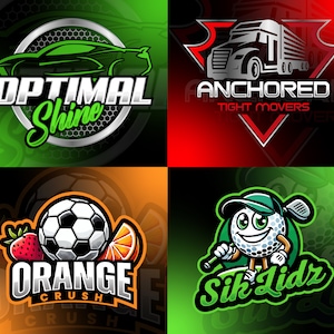 Custom Mascot Logo Design, Modern Company Logo Creator, Custom Logo ...