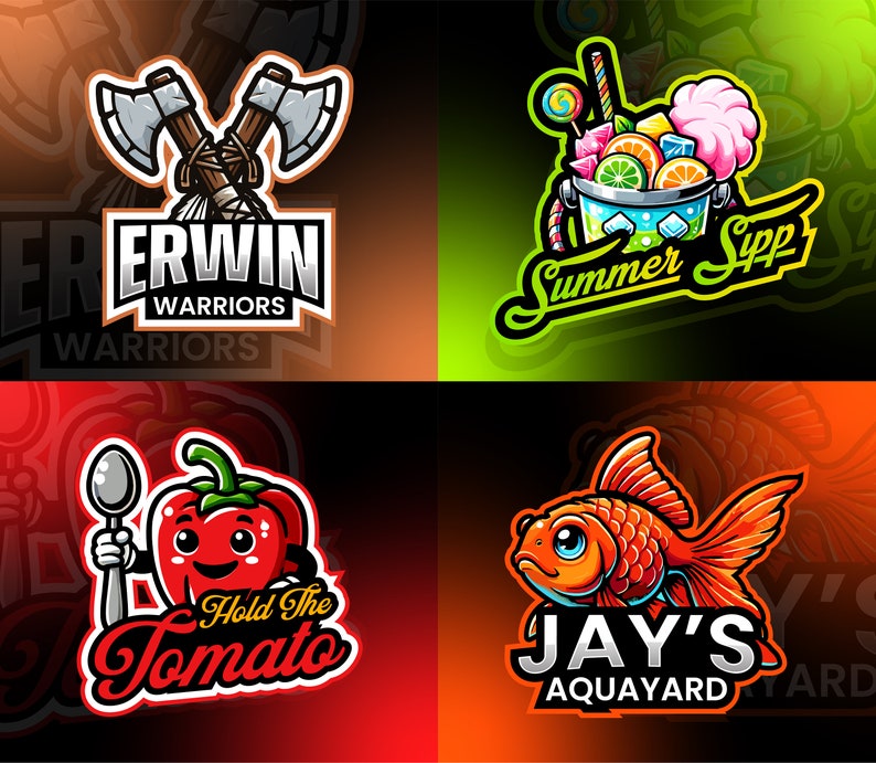 Custom Mascot Logo Design, Modern Company Logo Creator, Custom Logo ...