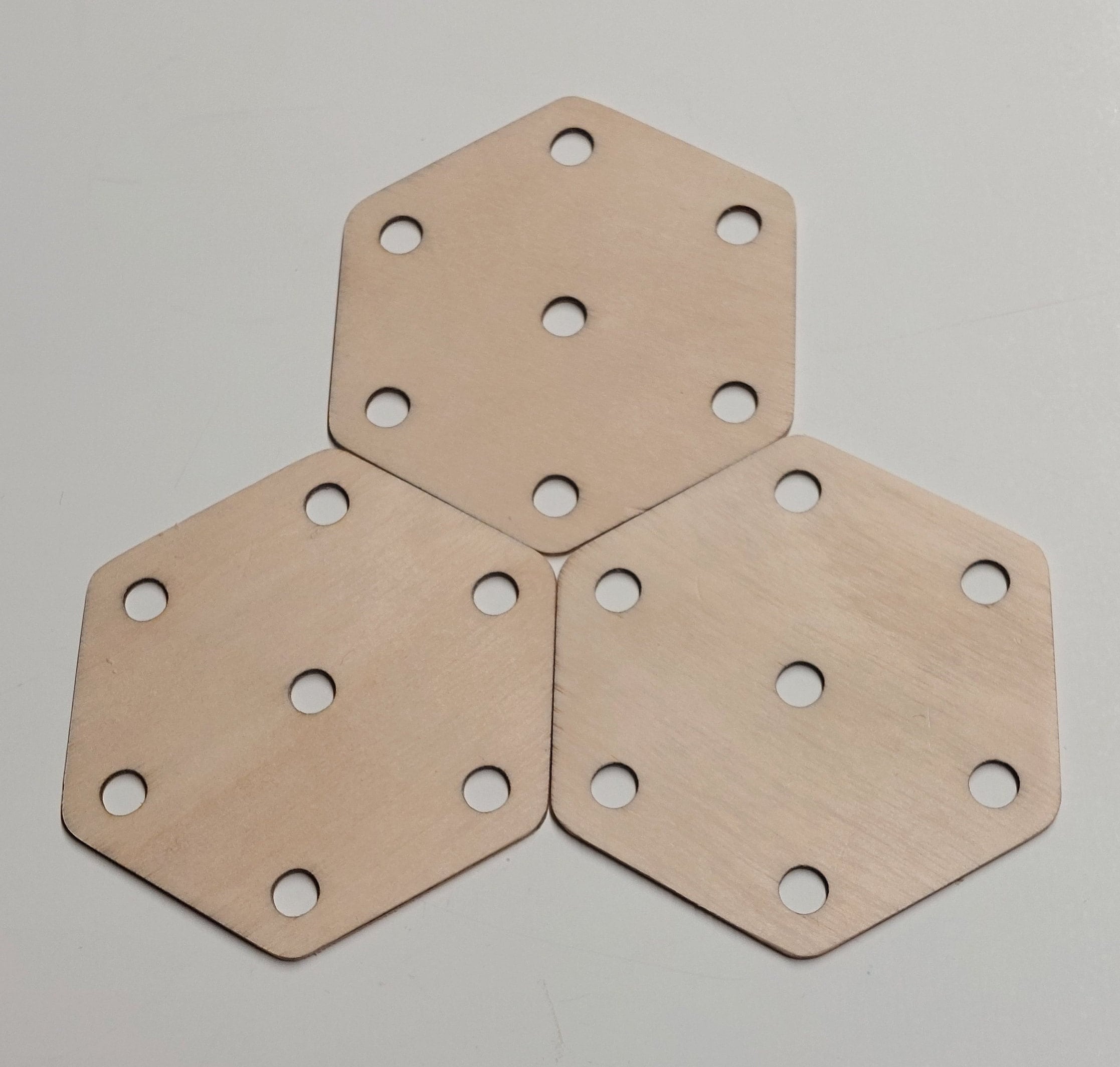 10 Thin Hexagon Boards, Weaving Cards, Weaving Boards, Boards for ...