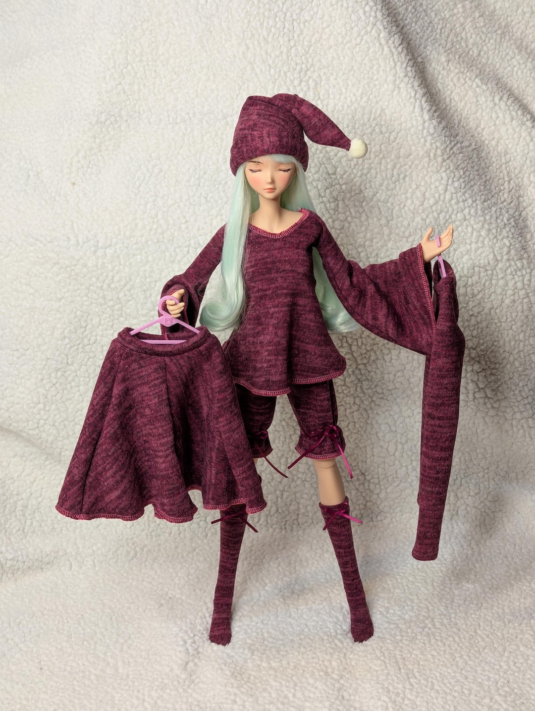 Cranberry Heather Clothing Collection for Smart Doll Classic - Etsy