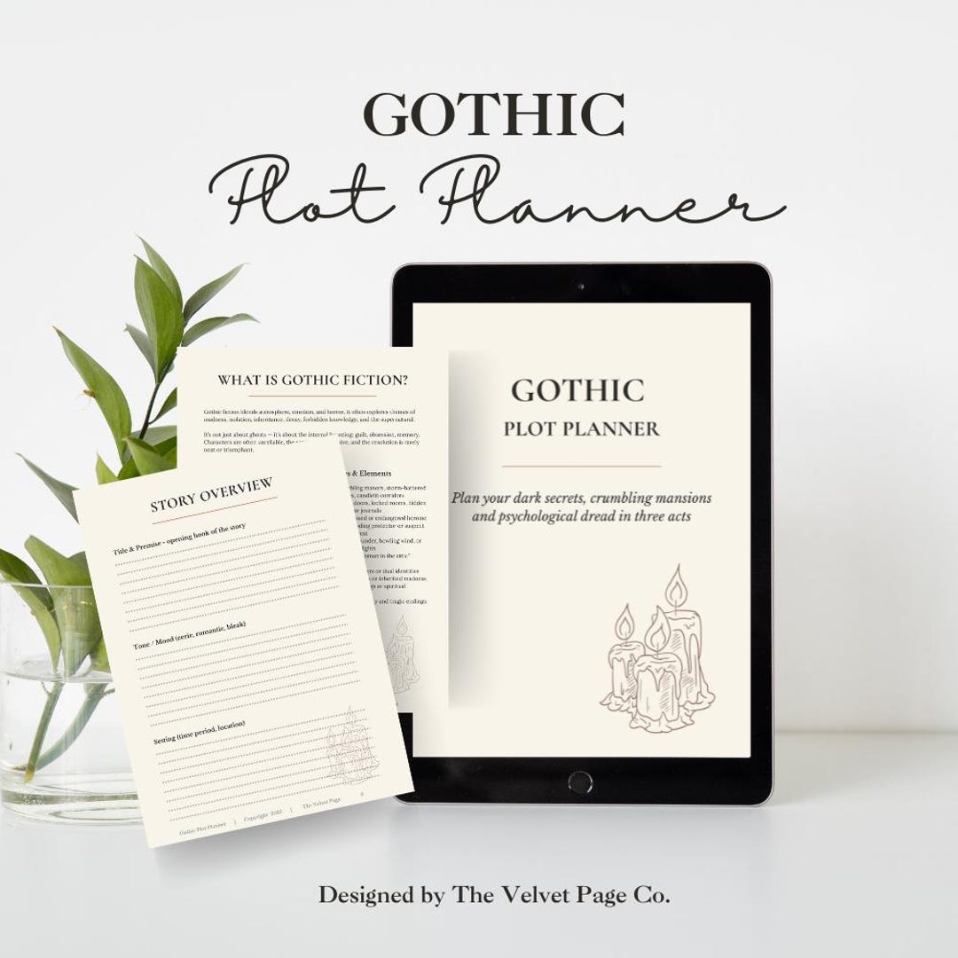 Gothic Plot Planner – Printable & Digital PDF - Etsy