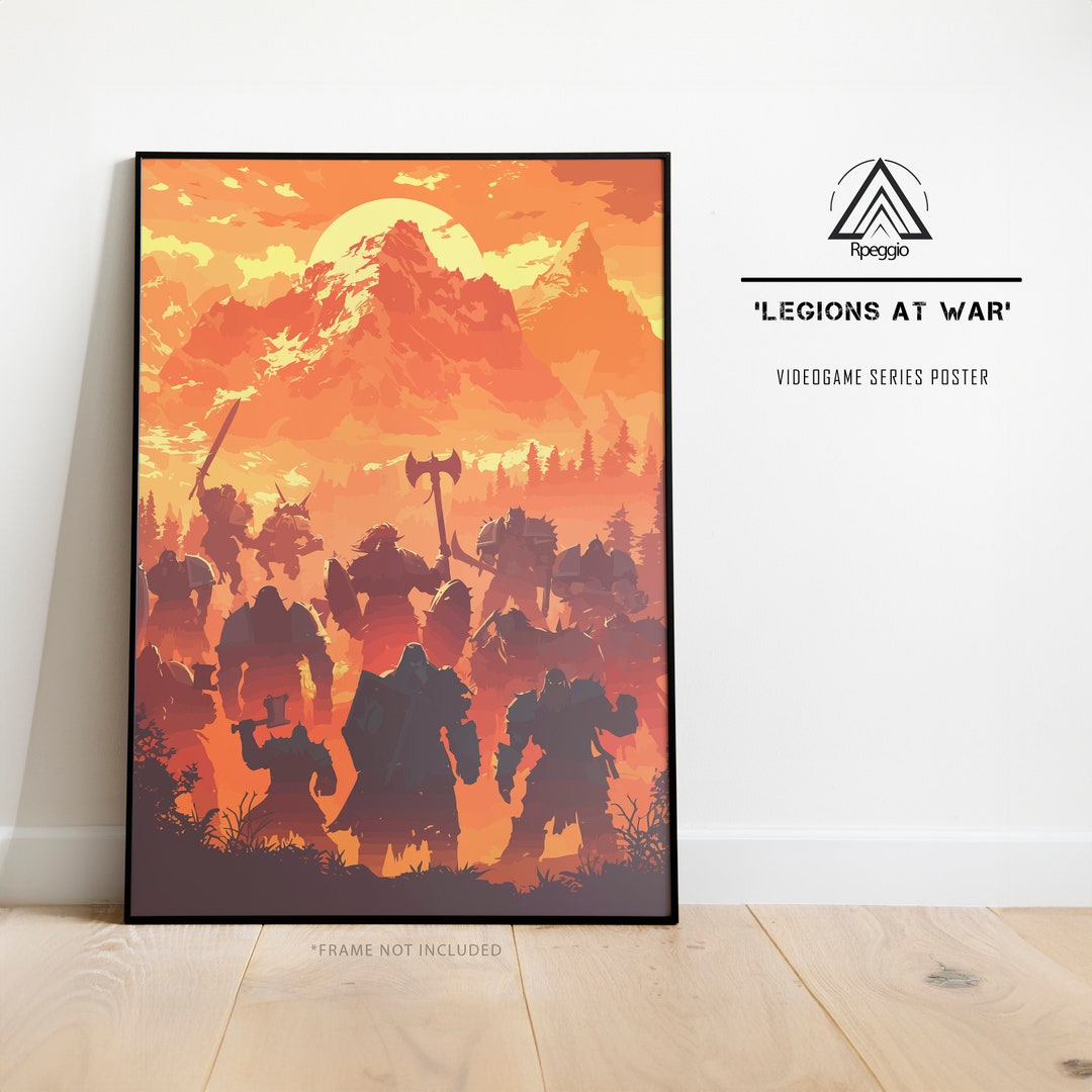 Warcraft Wall Art Poster, Wow, World of Warcraft Inspired Poster - Etsy