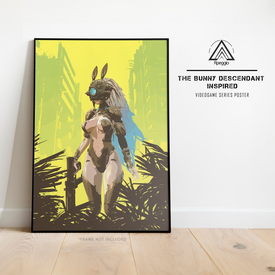 Bunny Wall Art, the First Descendant Inspired Poster, Sci-fi Wall Art ...