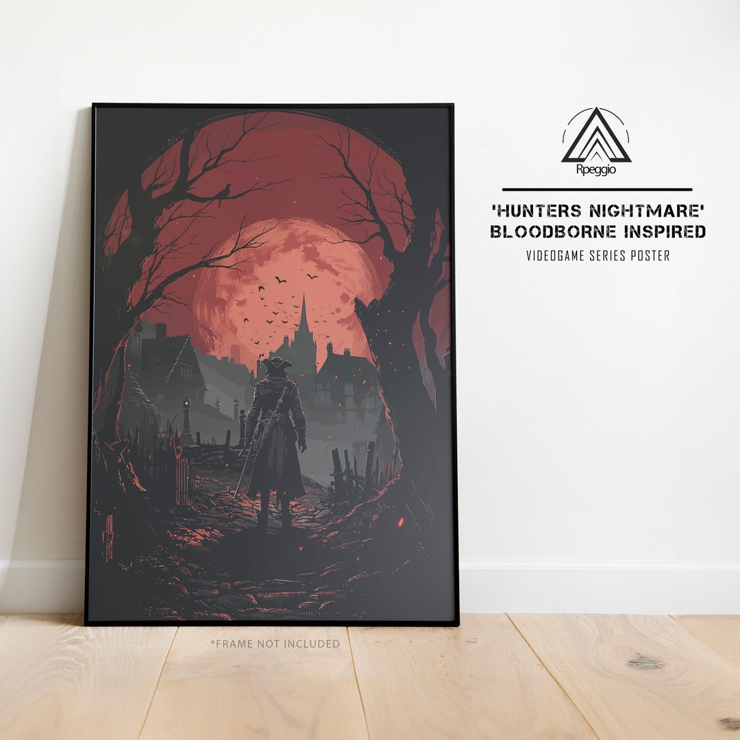 Bloodborne Poster, Inspired Wall Art, Room Decor, Wall Decor, Gaming ...