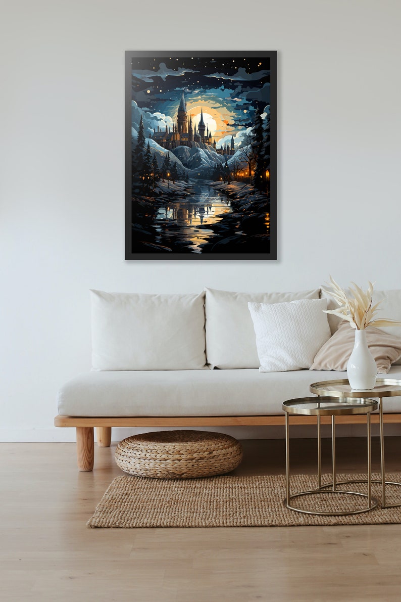 Wizards Winter Castle Poster, Movie Wall Art Print, Home Decor, Gift ...