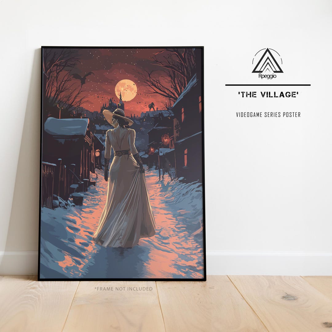 Resident Evil Wall Art, Lady D Poster, Gothic Horror Art, Resident Evil ...