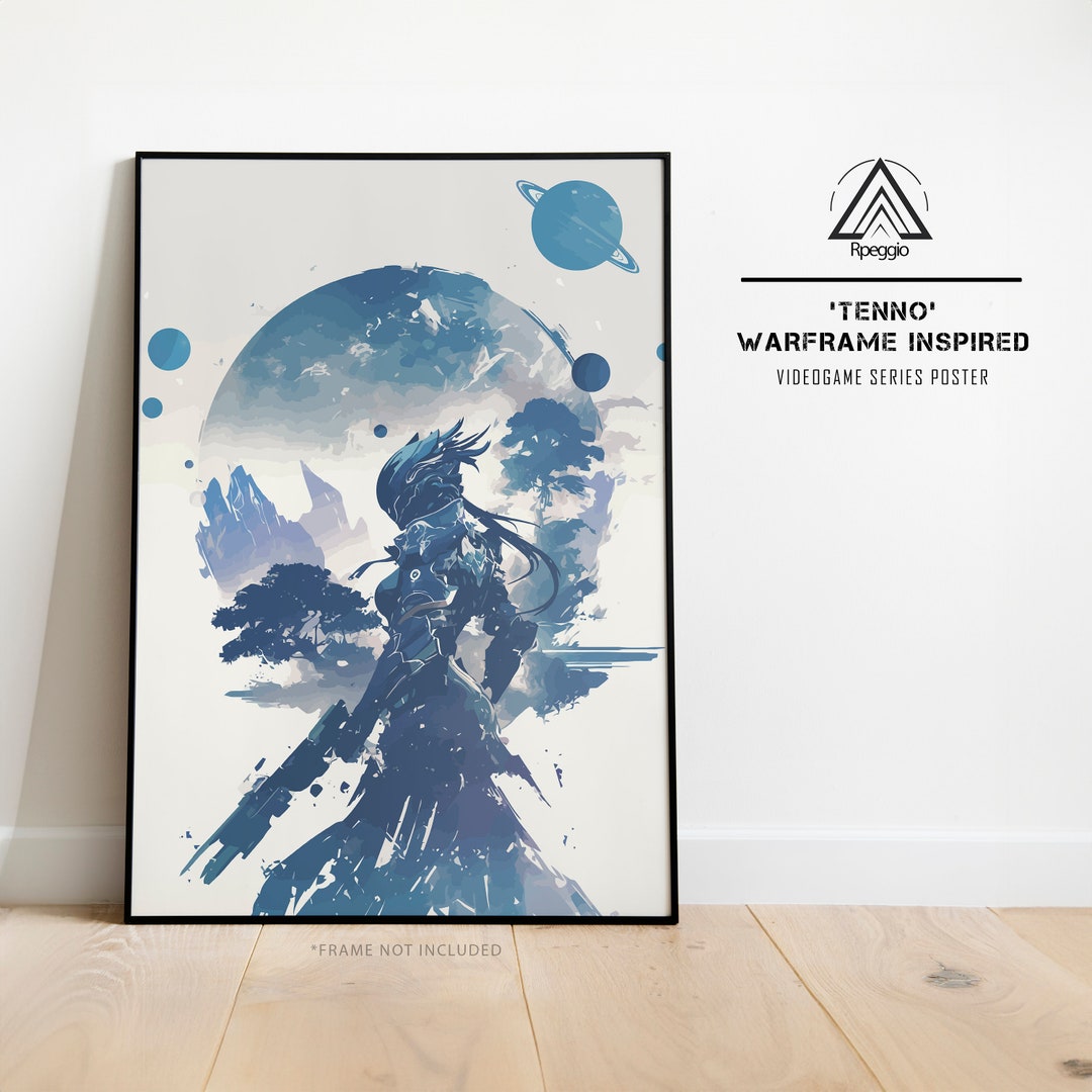 Warframe Wall Art Inspired Poster, Tenno Wall Art, - Etsy
