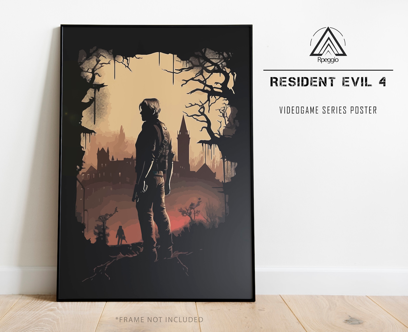 Resident Evil Poster, Wall Art, Leon Kennedy, Fan Art, Wall Decor ...