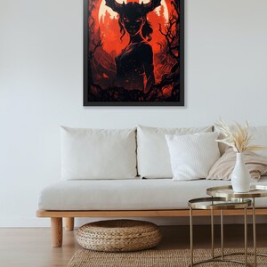 Infernal Majesty - Lilith Poster Inspired by Diablo Videogame Series ...