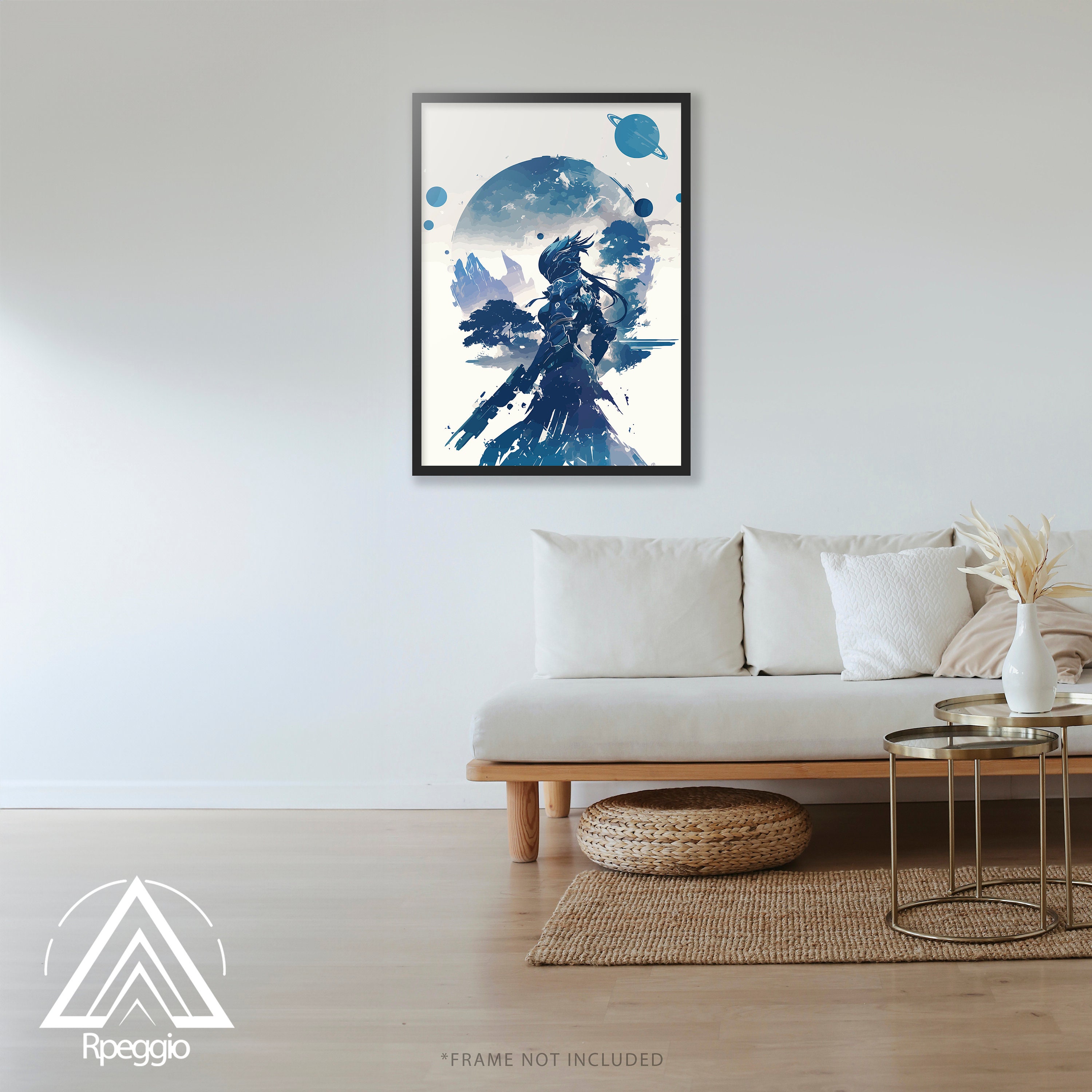 Warframe Wall Art Inspired Poster, Tenno Wall Art, - Etsy