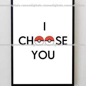 A4 or A3 Pokemon Printable Wall Art, Initial Bedroom Wall Art ...