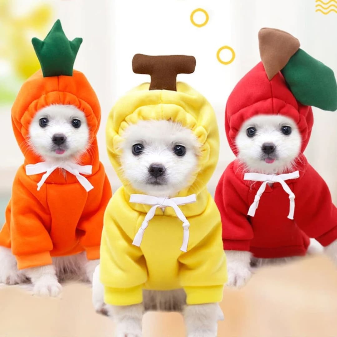 Dog Winter Warm Clothes Cute Plush Coat Hoodies for Dogs Pet - Etsy