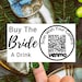 Bachelorette Party Venmo Stickers Cash App Bachelorette QR Code ...