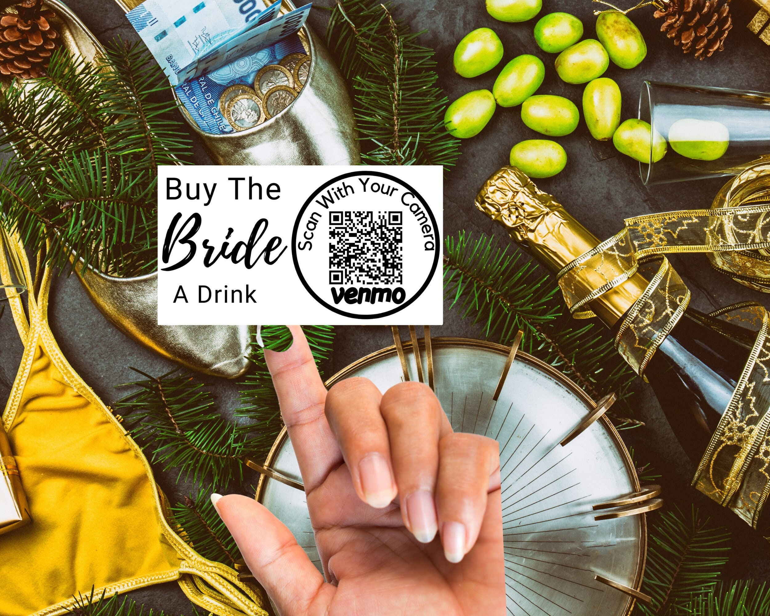 Bachelorette Stickers,buy the Bride A Drink,venmo Stickers,cash App ...