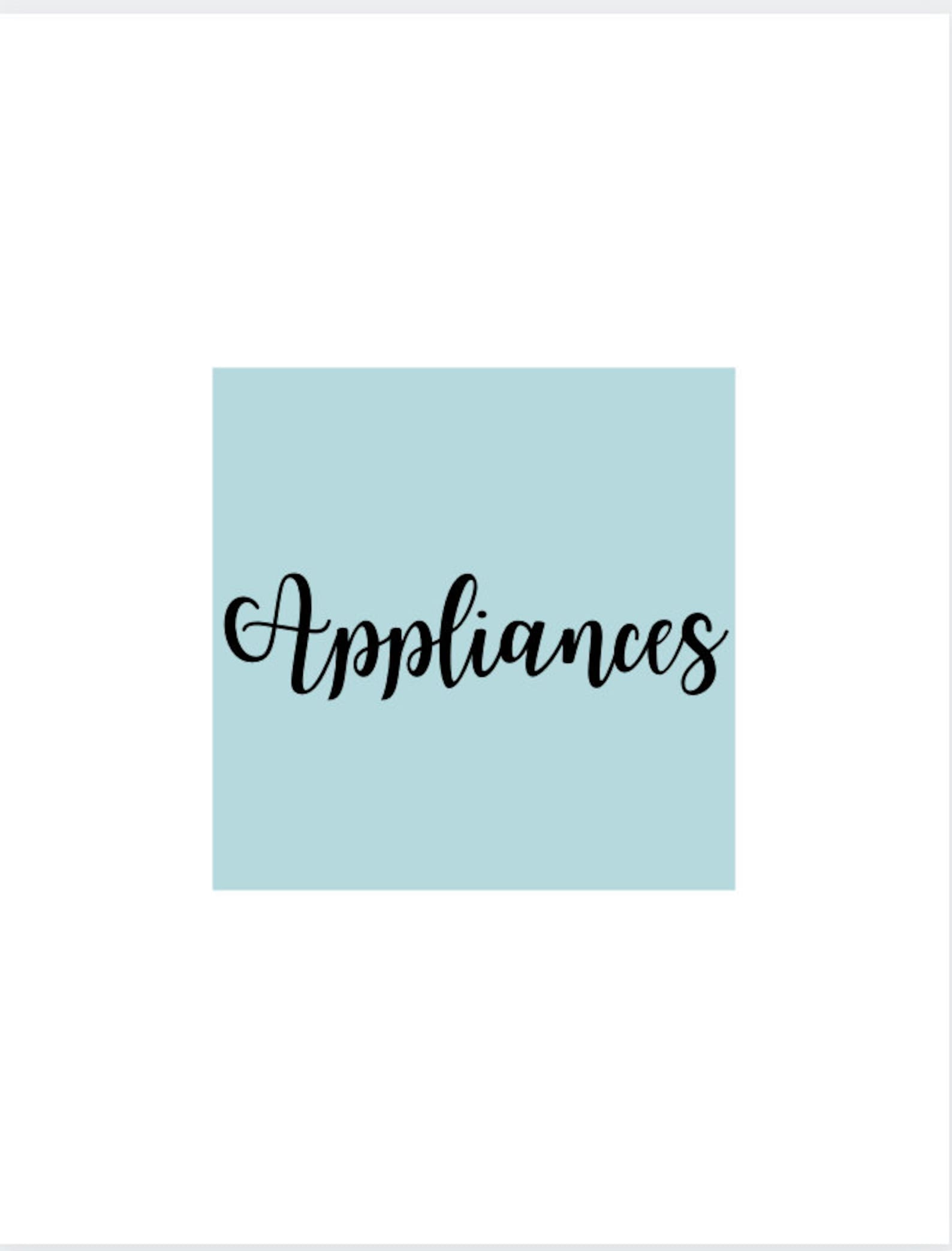 Appliance Tracker, Appliance Log, Maintenance Log, Home Management ...