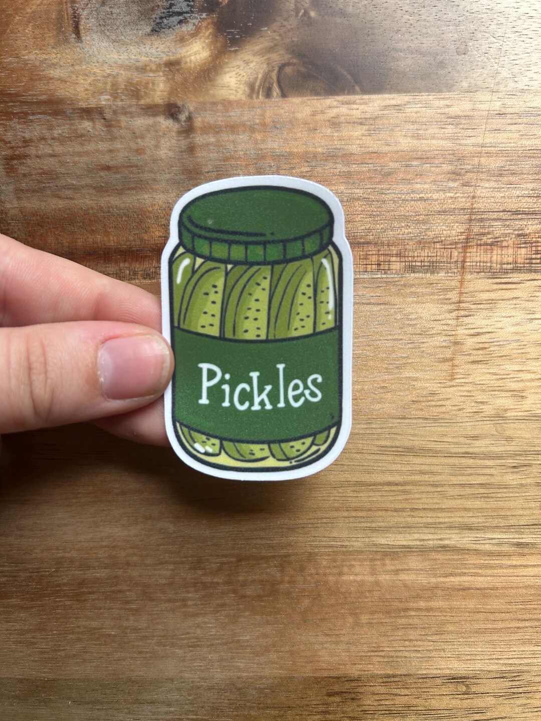 Pickle Sticker | Food Sticker | Pickle Lover Gift | Dill Pickle Sticker ...